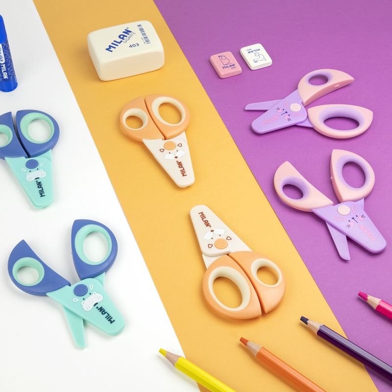 【MILAN】學齡前的第一把剪刀_小動物系列(3色可選) | meimaii 美賣