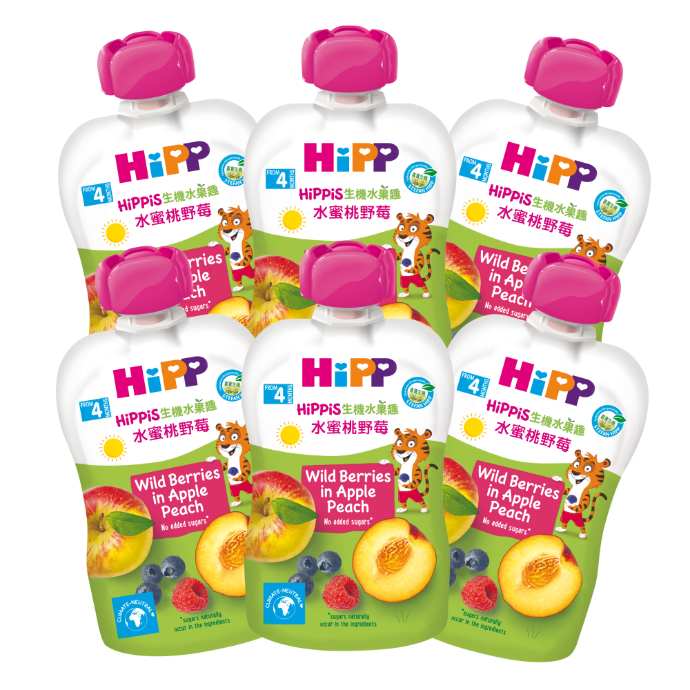 【HiPP】喜寶HiPP生機系列水果趣 6入組 (多款可選) | meimaii 美賣