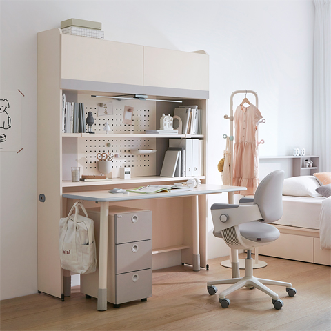 iloom 怡倫家居】2022 LINKI PLUS 六層層架1200型基本型 書桌組 (附LED燈) | meimaii 美賣