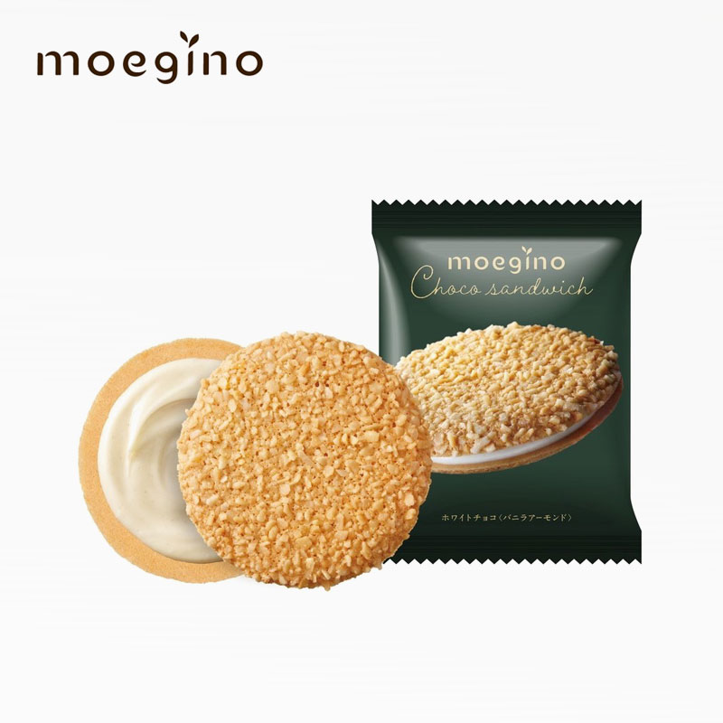 【日本進口食品】moegino 堅果烤巧克力三明治餅乾 | meimaii 美賣