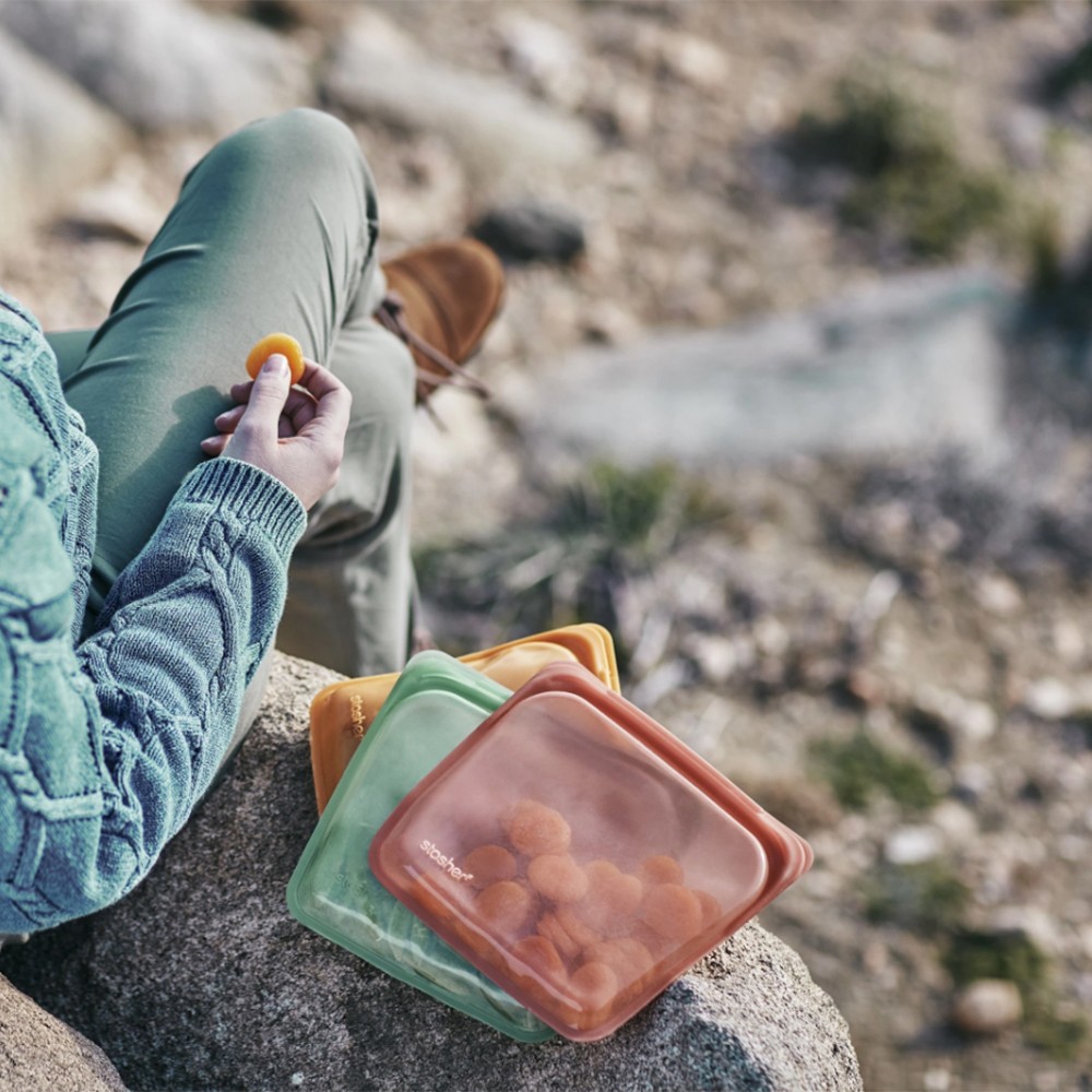 【美國Stasher】方形矽膠密封袋(14色) | meimaii