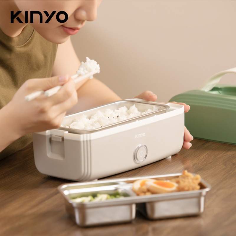 【KINYO】小飯包 電子蒸飯盒 ELB-5030 (2入)，即贈不鏽鋼隨行保溫杯*2 | meimaii 美賣