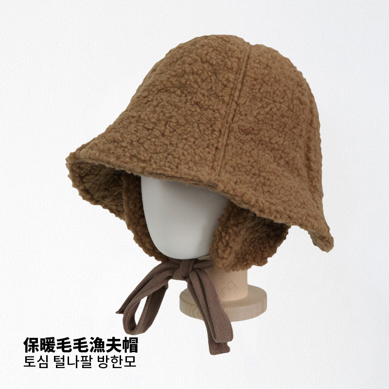 【韓國製】保暖毛毛漁夫帽 | meimaii 美賣