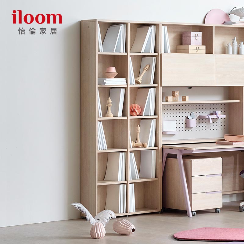 iloom 怡倫家居】Roy 1200型 6層收納型書桌組+抽屜櫃+6層書櫃 ★ 豪華組 | meimaii